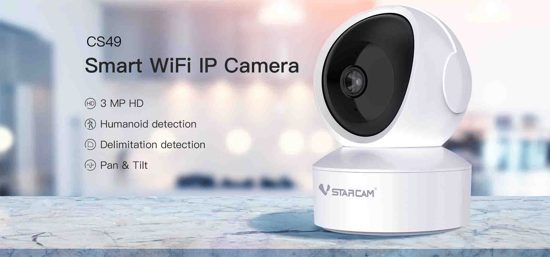 CS49 Smart WiFi IP Camera - Eye4